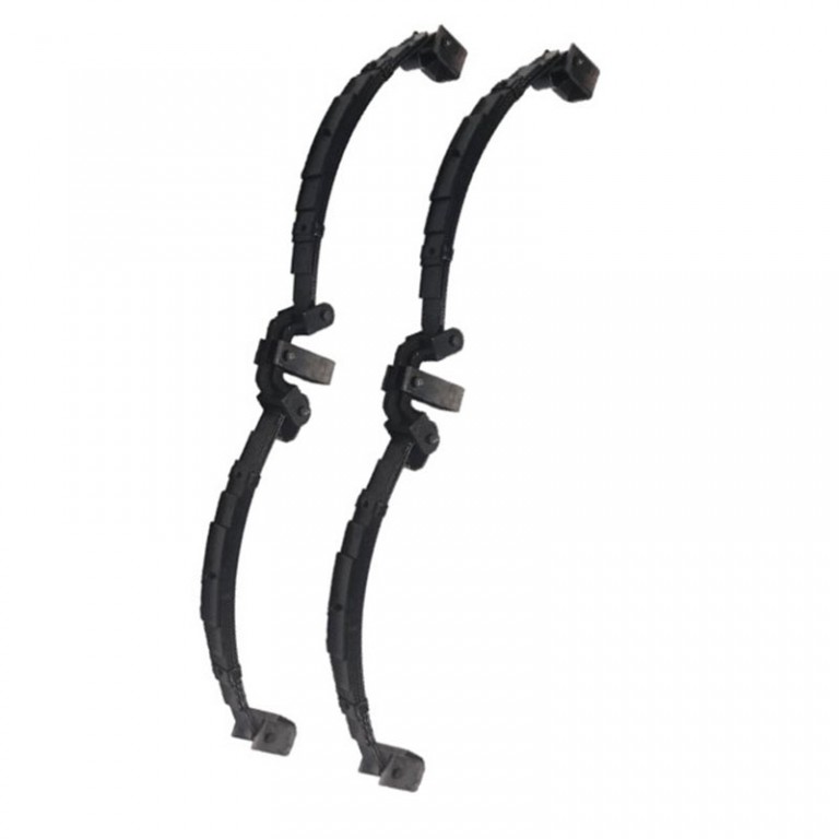 Set Imp. 8 Leaf x 60mm Tandem Roller Rocker Springs (16") c/w 5/8" Axle ...