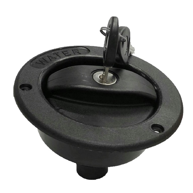 WATER FILLER LOCKABLE (BLACK) - SA Trailer